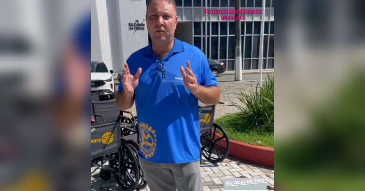 ROTARY CLUB DE ILHÉUS JORGE AMADO VAI BENEFICIAR 20 PESSOAS COM DOAÇÃO ...